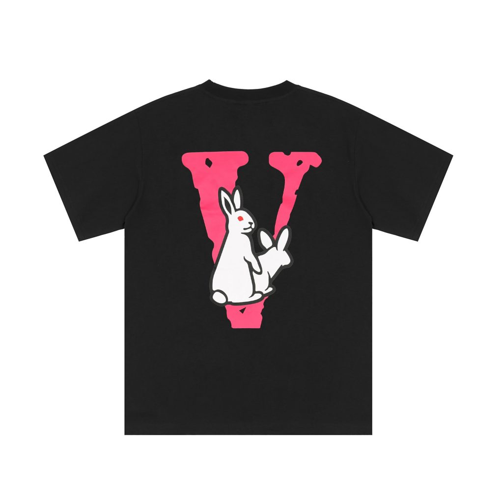 Vlone T-shirts - FR2 Joint Cartoon Rabbit Print Classic Tee For Both ...